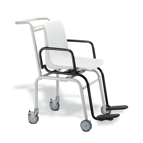 Sit on Chair Scales for elderly and infirm patients.
