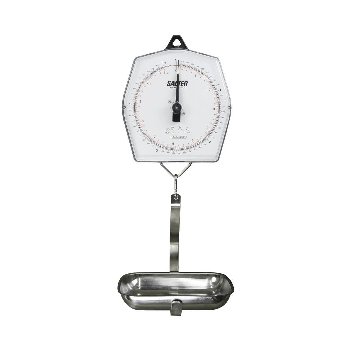 Salter Brecknell 235-10S Mechanical Hanging Scale with Scoop