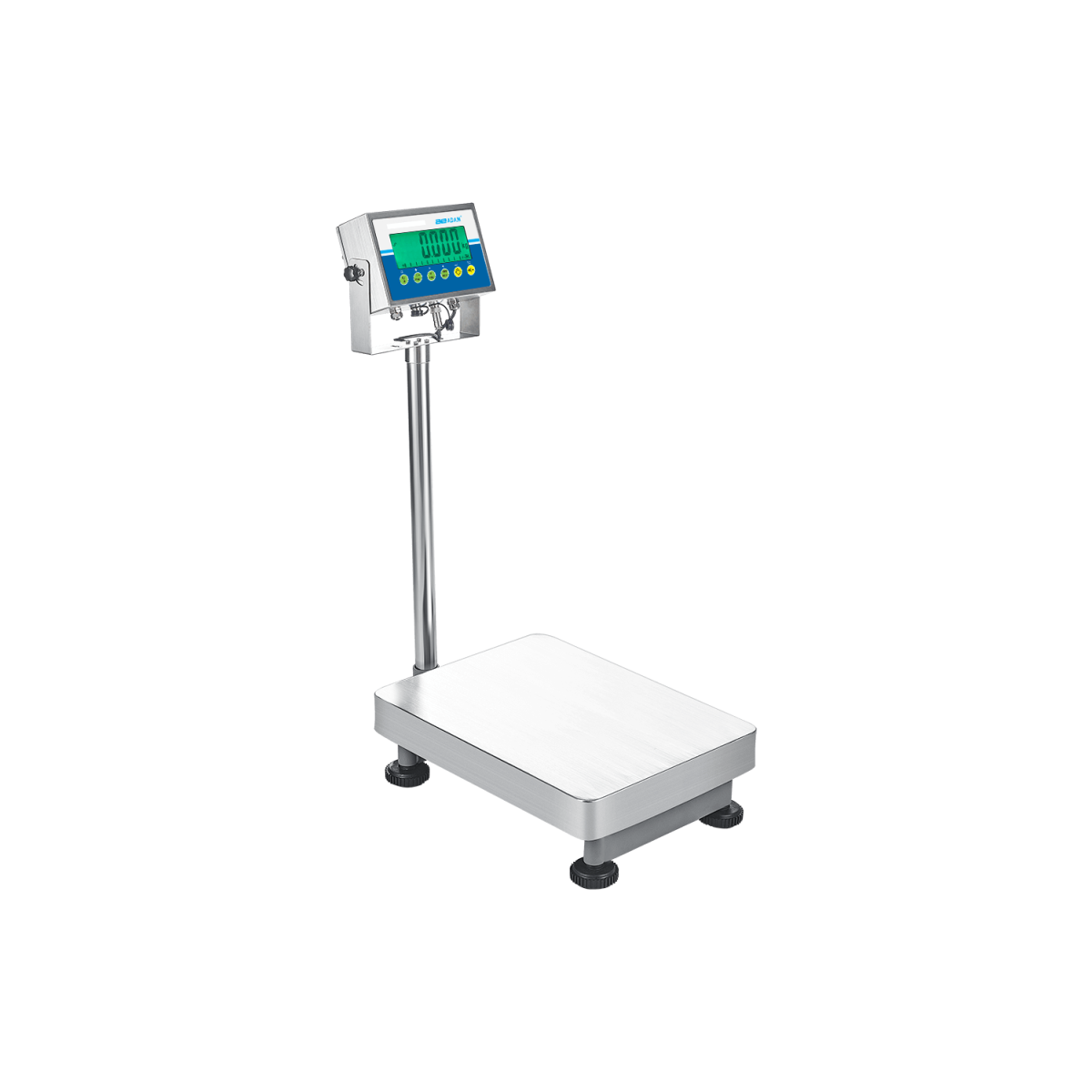 Adam AGF 300 stainless indicator and platform plus rechargeable battery