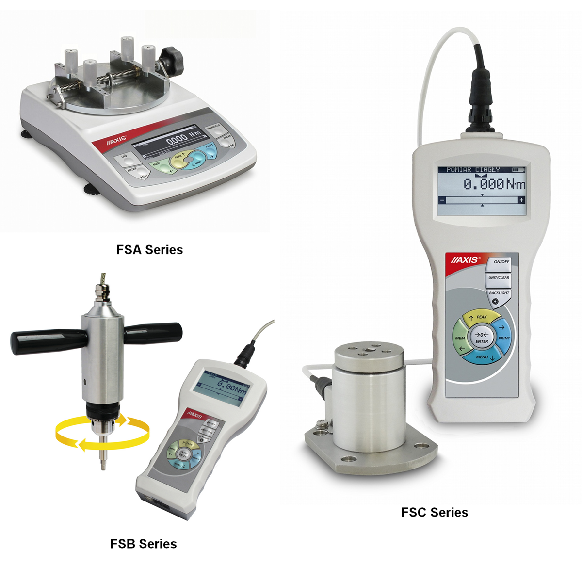 Axis FS Series Torque Testers | Accurate measuring of torque Nm