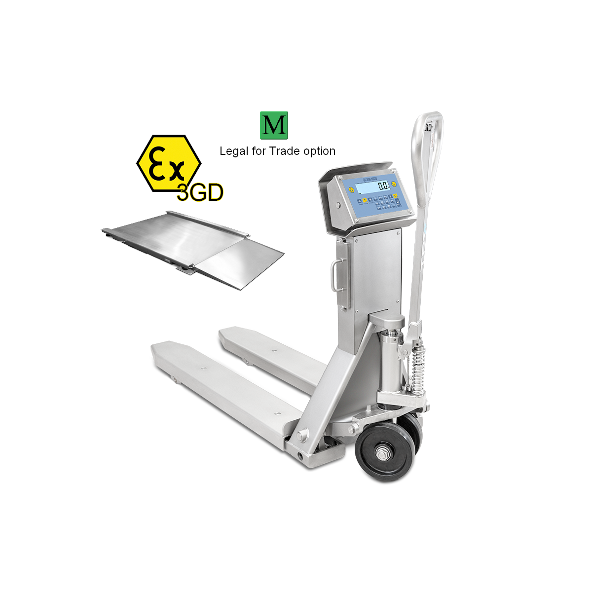 Dini Argeo TPWI-PRO "EX" 3GD Atex Pallet Truck Scale (ZONES 2 & 22)