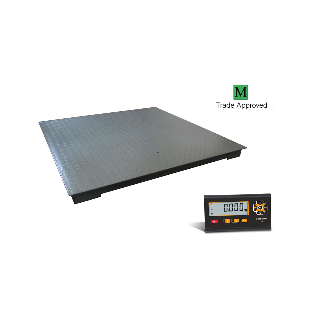 FW-A-1515-3000 Floor Scale. Ruggedly built for industrial applications.