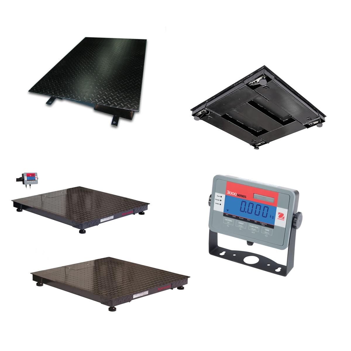 Ohaus DF Floor Scale with Indicator for warehouse heavy weighing ...