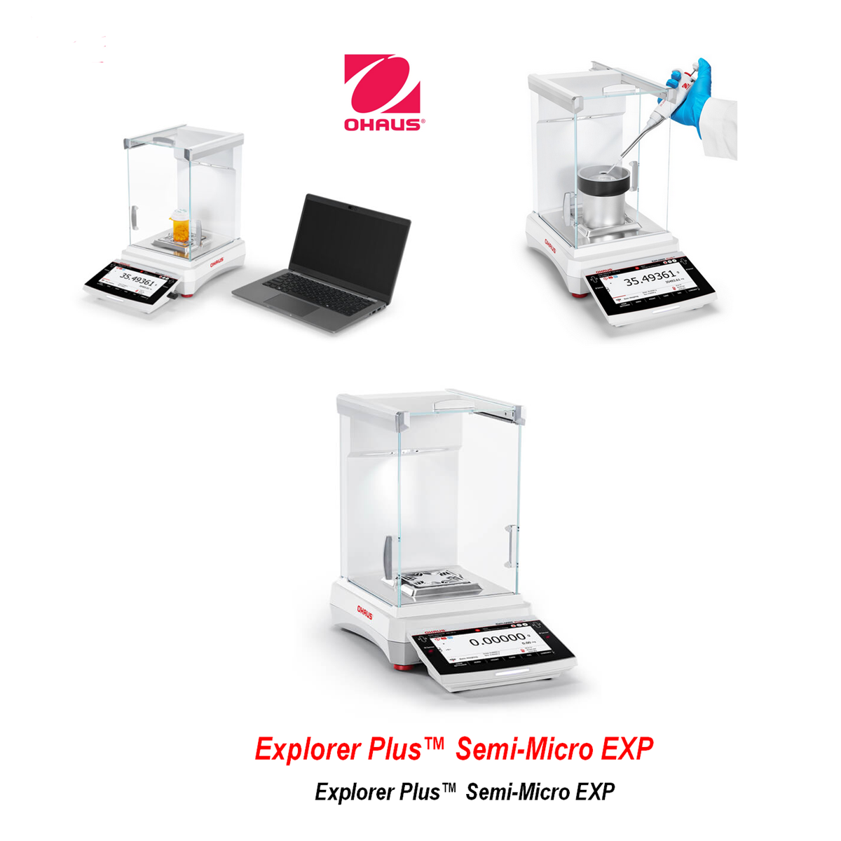 Ohaus Explorer EXP Semi-Micro Balances | Oakleyweigh