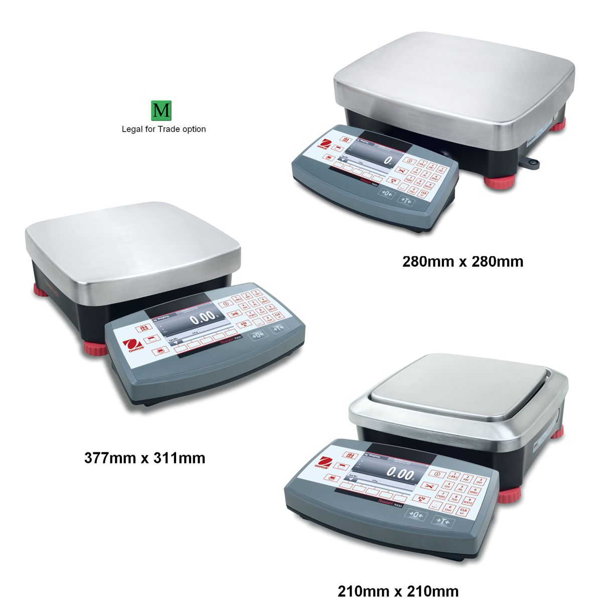 Ohaus Ranger 7000 Bench Scale heavy duty for toughest weighing jobs ...