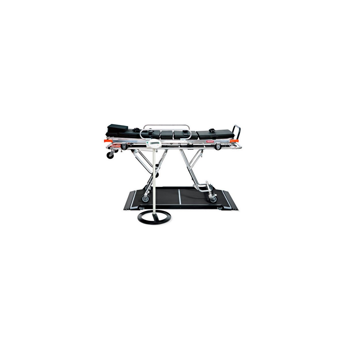 Seca 657 Stretcher Scale weighs patient lying down on a stretcher ...