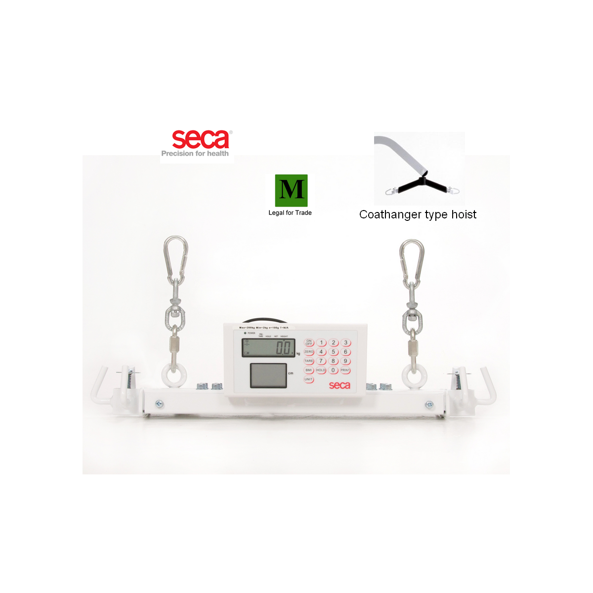 Seca HW941 Patient Hoist Scale (200kg x 100g) | Oakleyweigh