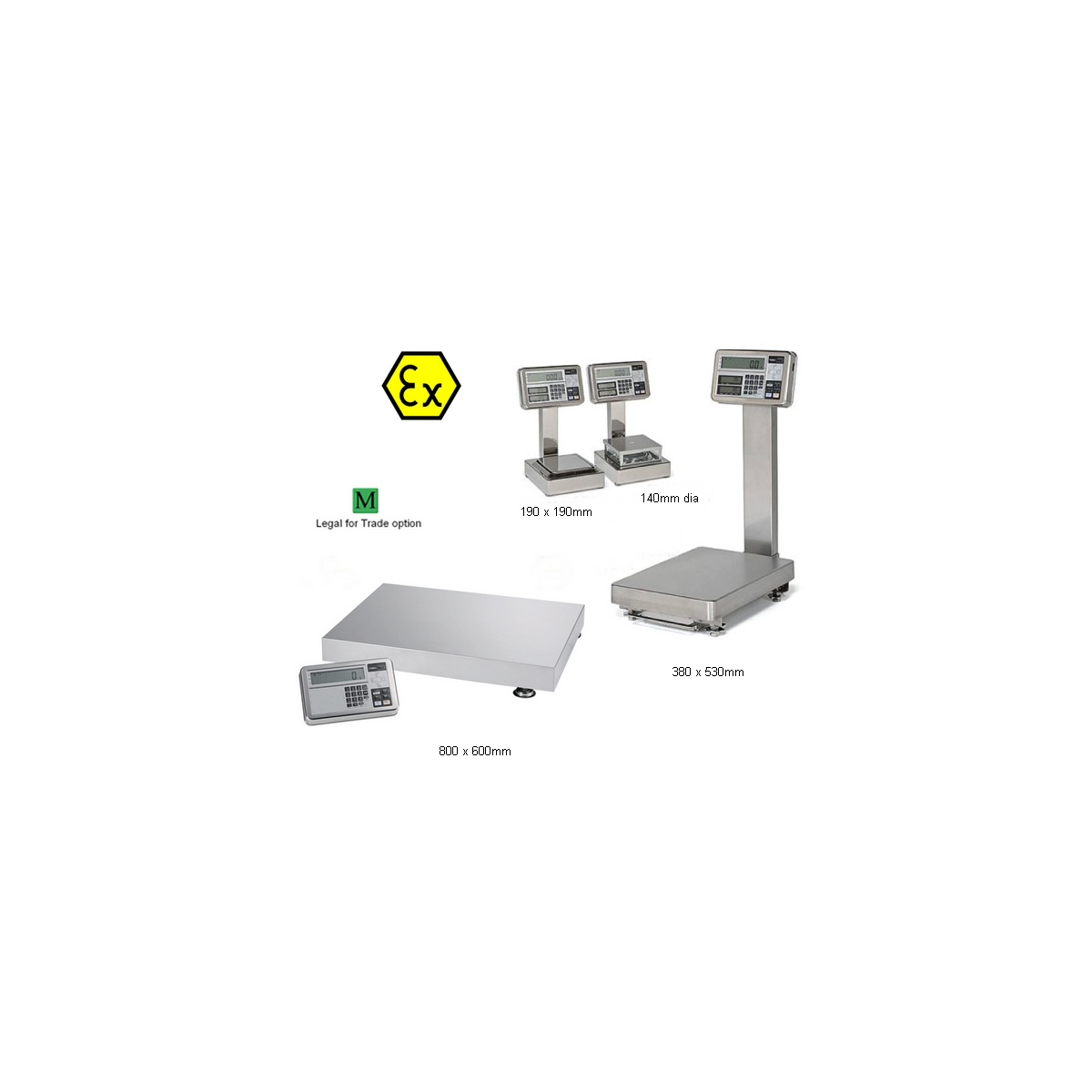 Shinko FZ Intrinsically Safe Bench Scales Atex approved | Oakleyweigh