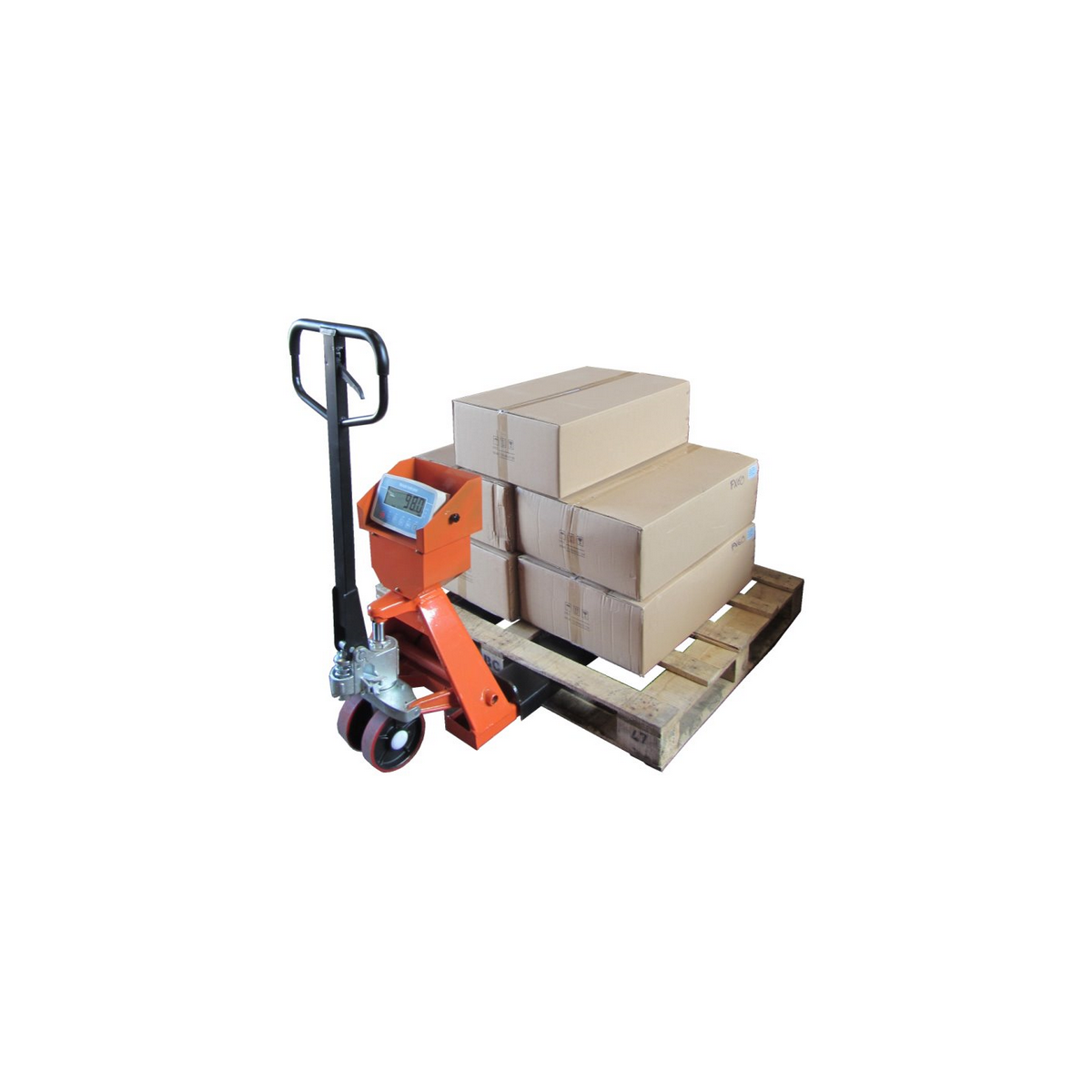 TA2000 Pallet Truck Scale Free UK delivery Low profile | Oakleyweigh